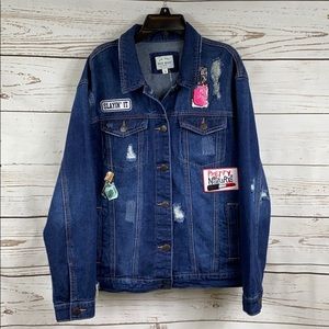 Wax Jean | Jackets & Coats | Distressed Denim Jacket | Poshmark